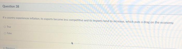 Solved Question 40 25 pts Deflation power party is a | Chegg.com