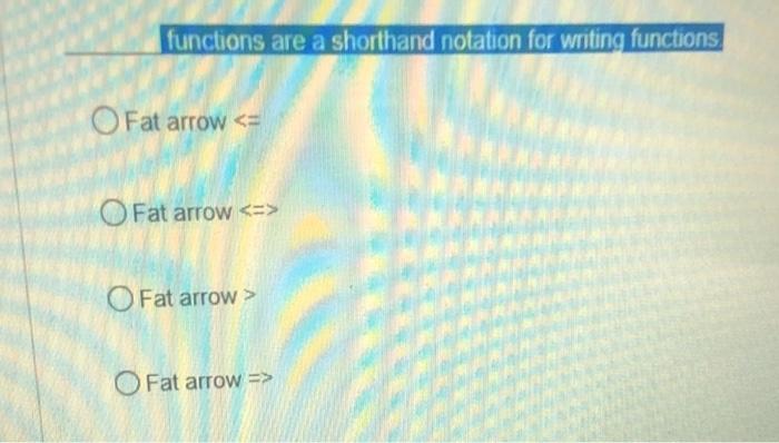 Solved functions are a shorthand notation for writing | Chegg.com