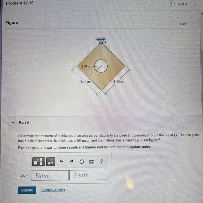 Solved Problem 17.15 2 of 4 Figure 1 of 1 Part A Determine | Chegg.com
