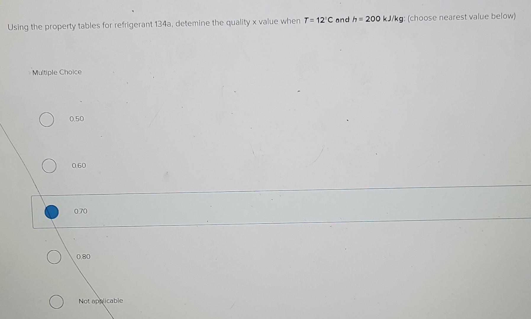 Solved Using the property tables for refrigerant-134a, | Chegg.com