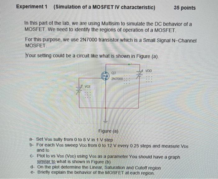 In this part of the lab, we are using Multisim to | Chegg.com