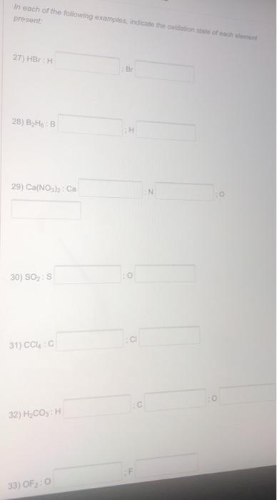 Solved In each of the following examples indicate the one of | Chegg.com