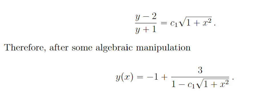 Solved What Were The Specific Algebraic Steps That Went Into