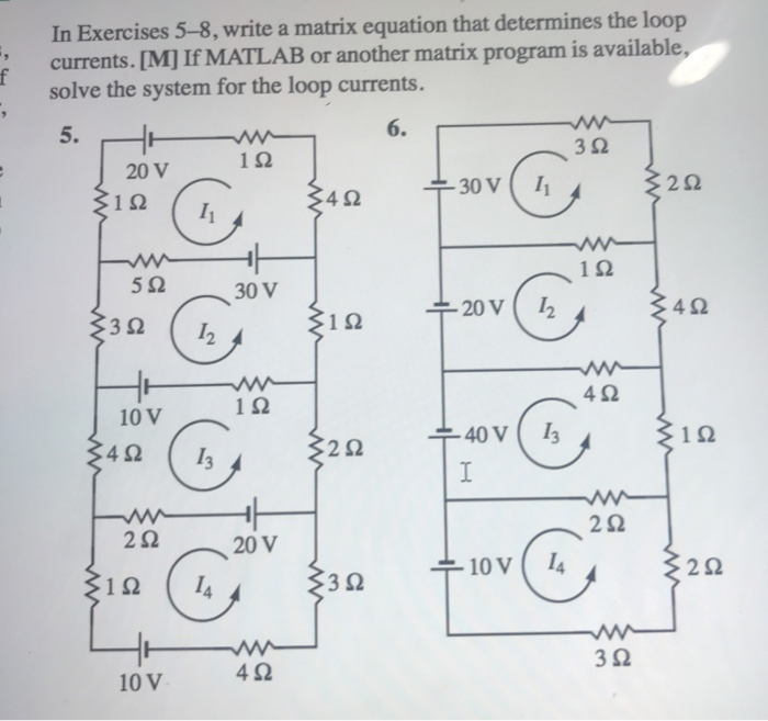 Solved In Exercises 5 8 Write A Matrix Equation That Chegg Solved In Exercises 5 8 Write A Matrix Equation That Chegg