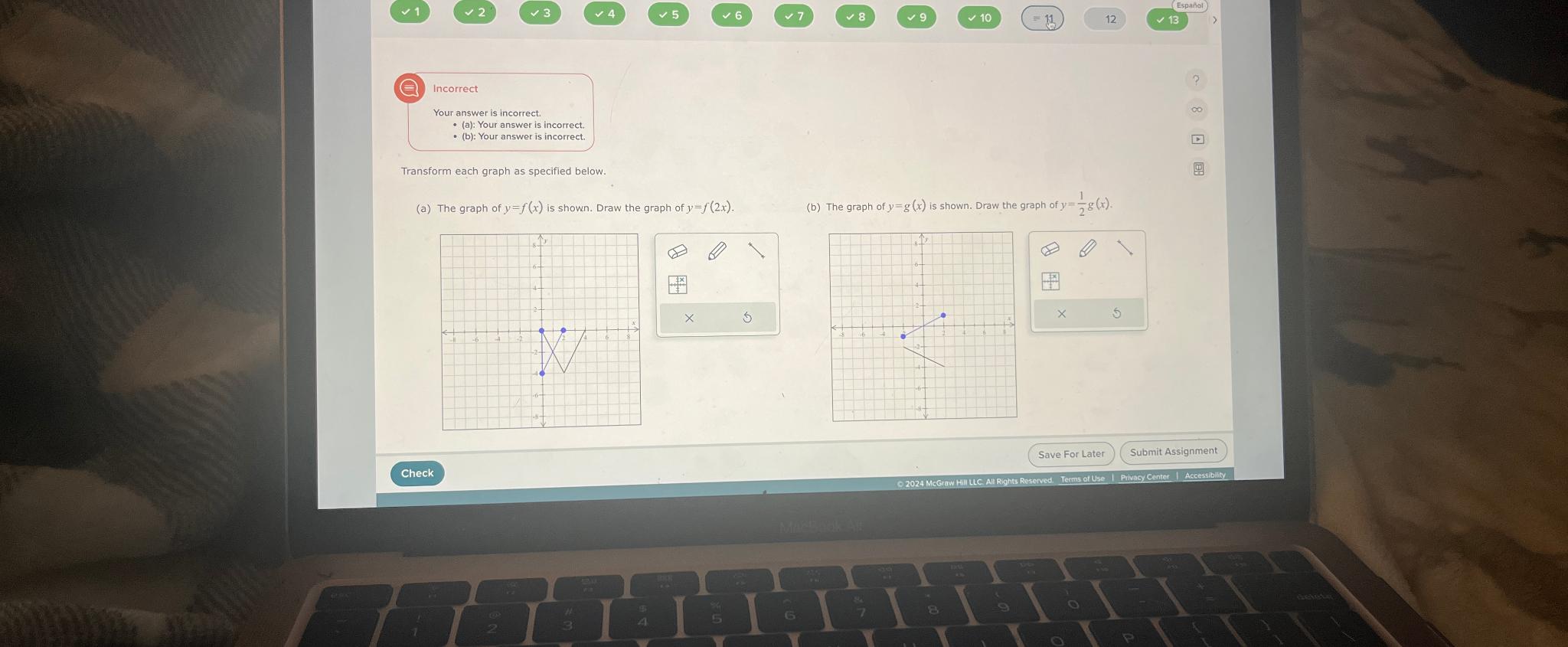 Solved IncorrectYour answer is incorrect(a): Your answer is | Chegg.com