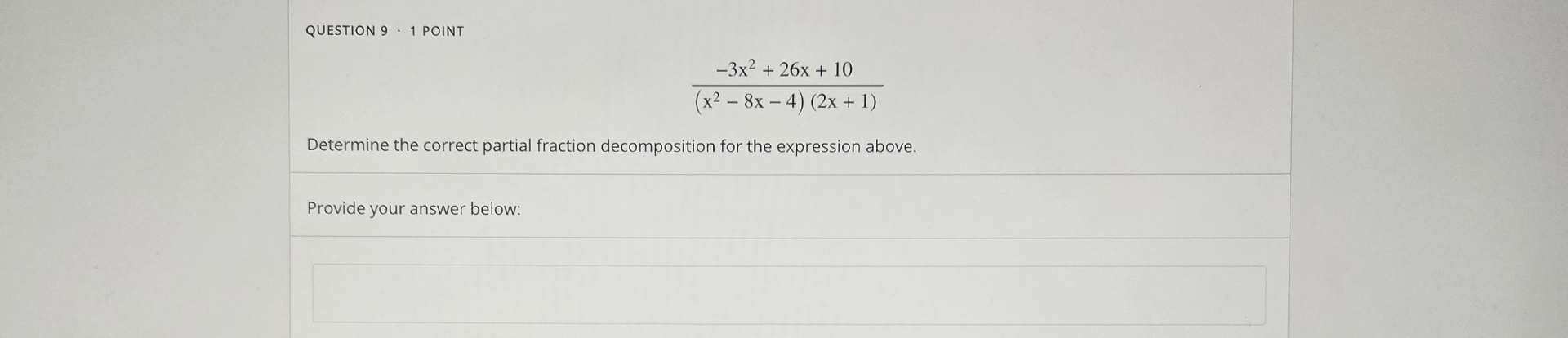 Solved QUESTION 9 - 1 | Chegg.com