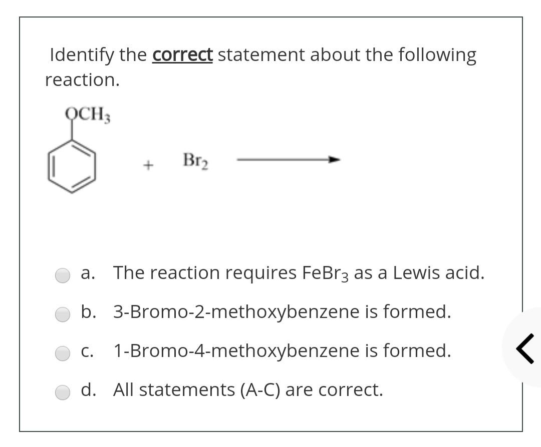 Solved Identify the correct statement about the following | Chegg.com