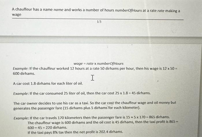 Define a struct called Chauffeur with components name | Chegg.com