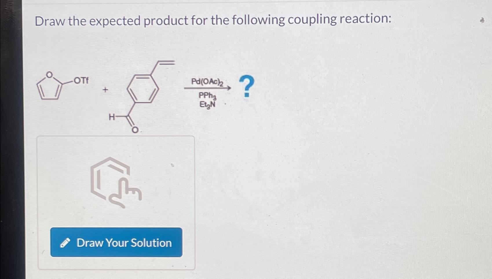Solved Draw the expected product for the following coupling | Chegg.com