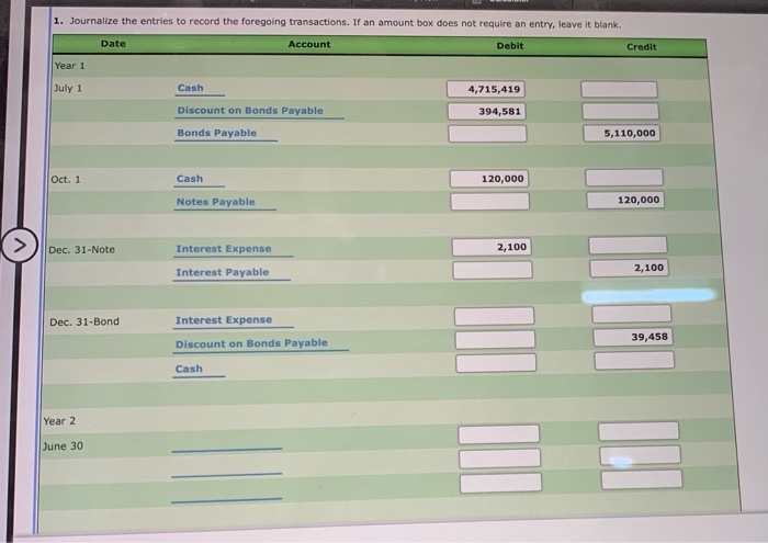Solved Entries for Bonds Payable and Installment Note | Chegg.com