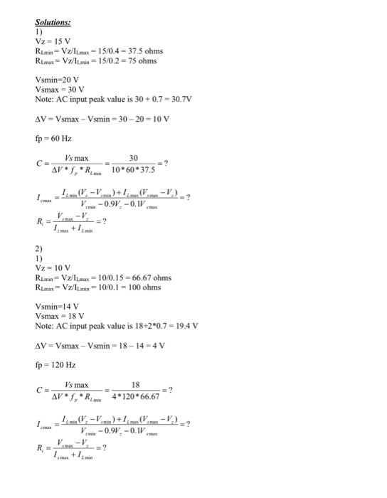 Solved Ens 241 Electrical And Electronic Circuits Assignment 