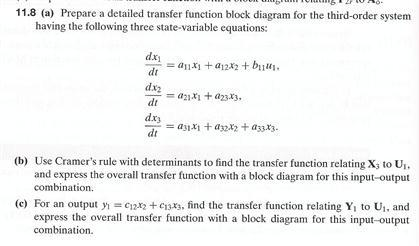 Prepare a detailed transfer function block diagram | Chegg.com