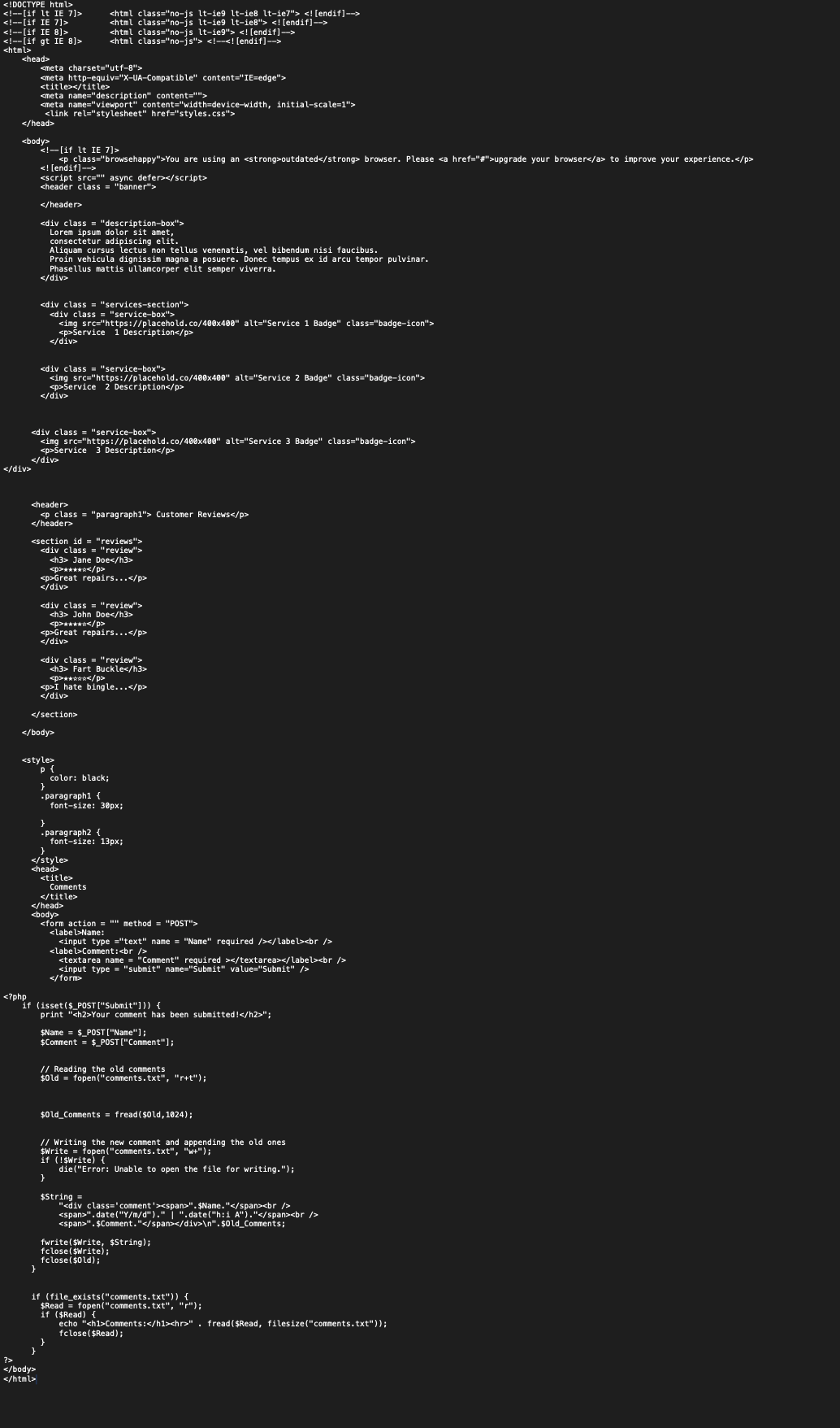 Solved Service 1 ﻿Description Customer ReviewsGreat | Chegg.com