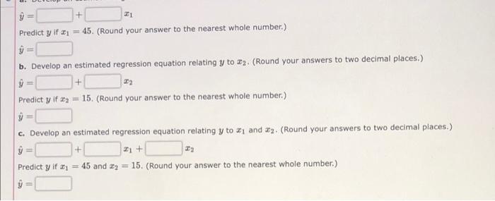 Solved y 22 ultiple Regression Model CH15F20 (V.A) Consider | Chegg.com