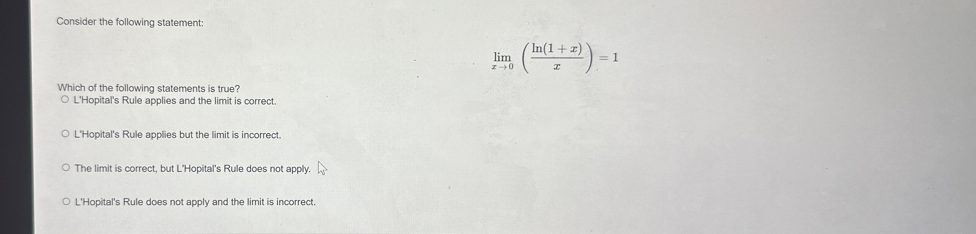 Solved Consider the following | Chegg.com