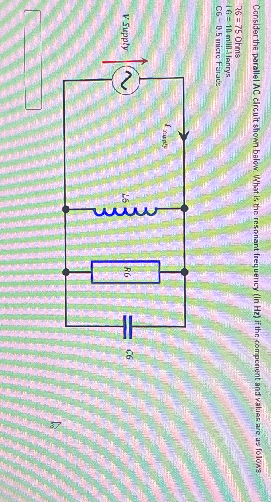 Solved Consider the parallel AC circuit shown below. What is | Chegg.com