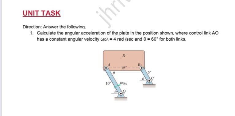 [Solved]: UNIT TASK Direction: Answer the following. Calcula