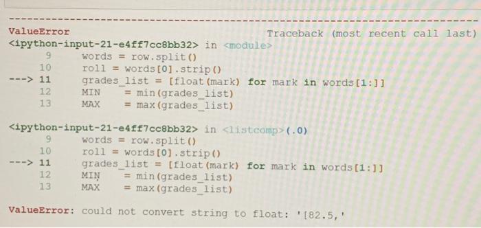 Solved Exercise #3: Each line of a text-file scores, but | Chegg.com
