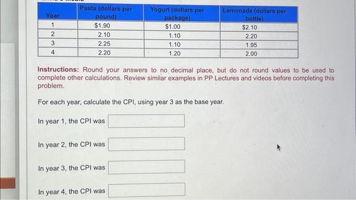Solved Instructions: Round your answers to no decimal place, | Chegg.com