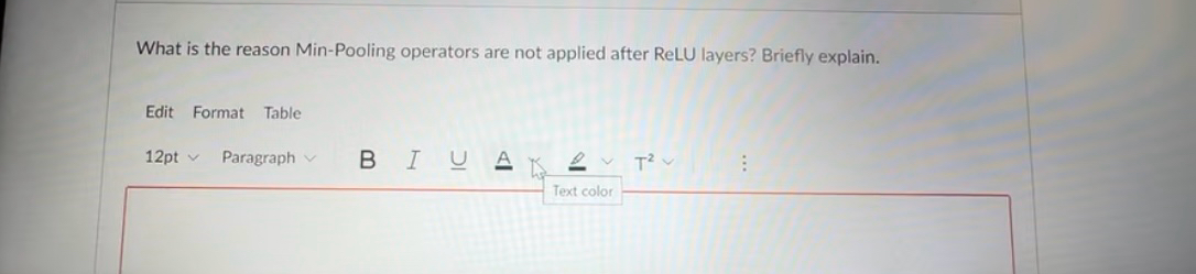 Solved What is the reason Min-Pooling operators are not | Chegg.com