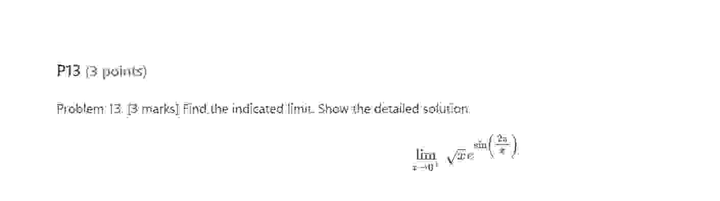 Solved P13 (3 ﻿poins)Problem: 13. [3: marks. Find the | Chegg.com