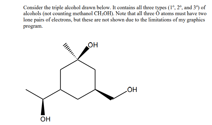 Solved Starting with the triple alcohol show the mechanism | Chegg.com