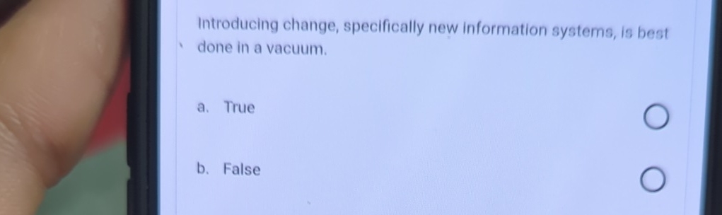 Solved Introducing change, specifically new information | Chegg.com