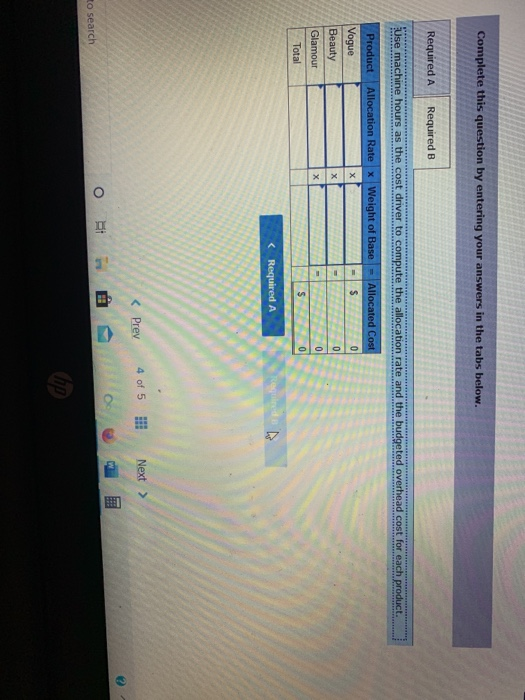 Solved Check my work Exercise 12-6 Allocating overhead cost | Chegg.com