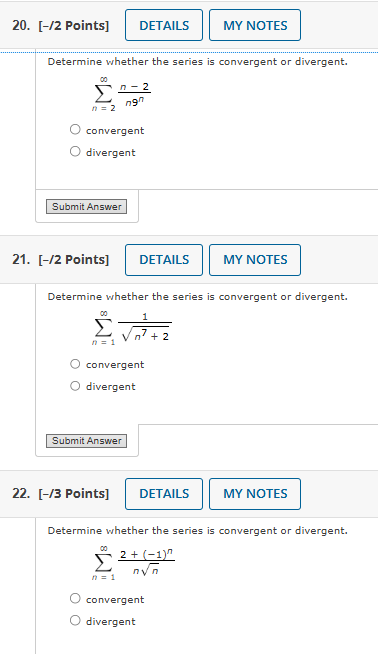 Solved Determine whether the series is ﻿convergent or | Chegg.com