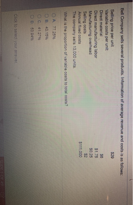 Solved Bell Company Sells Several Products Information Of Chegg solved-bell-company-sells-several-products-information-of-chegg