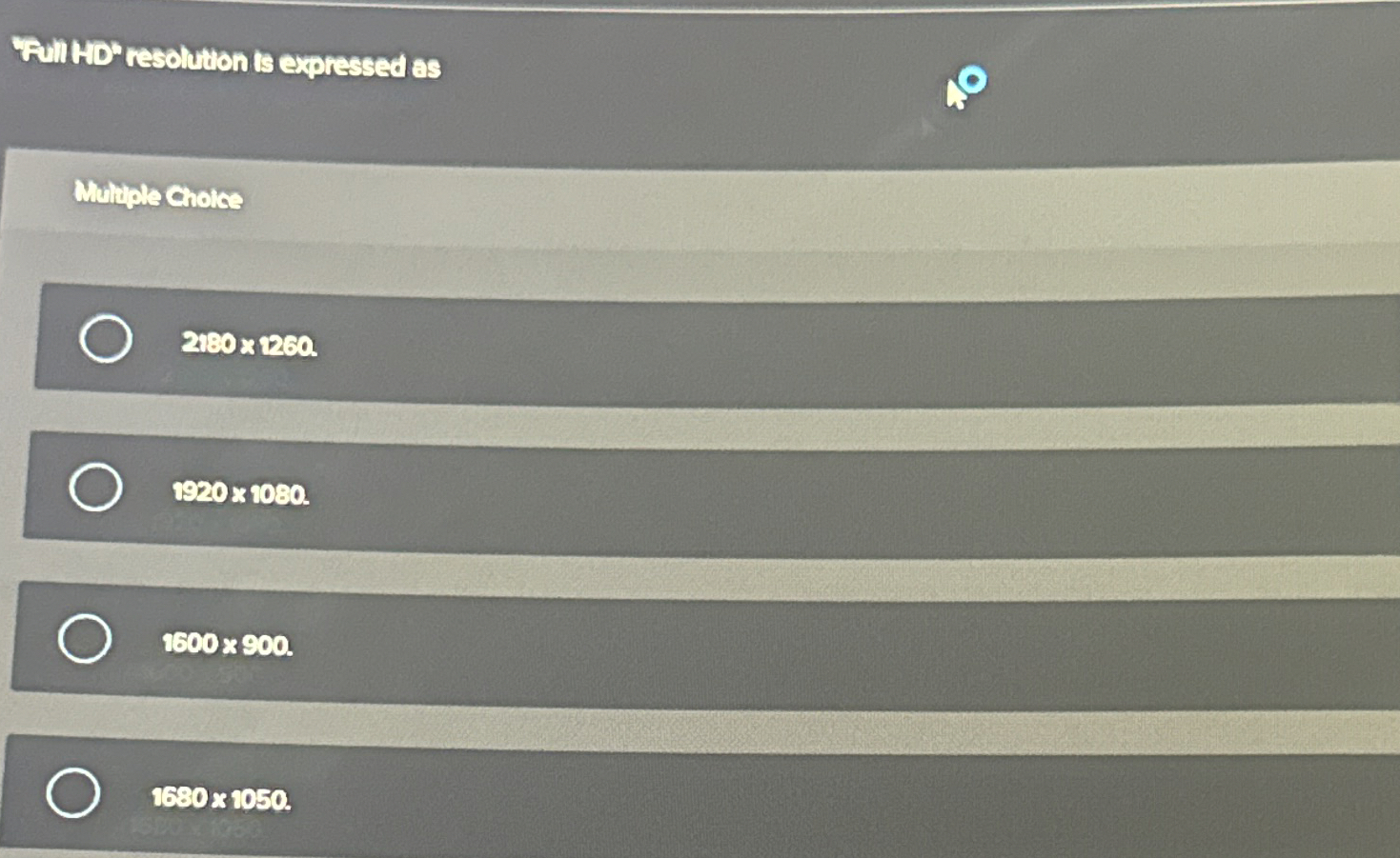 Solved Fill Ho' ﻿resolution is expressed asWhithole | Chegg.com