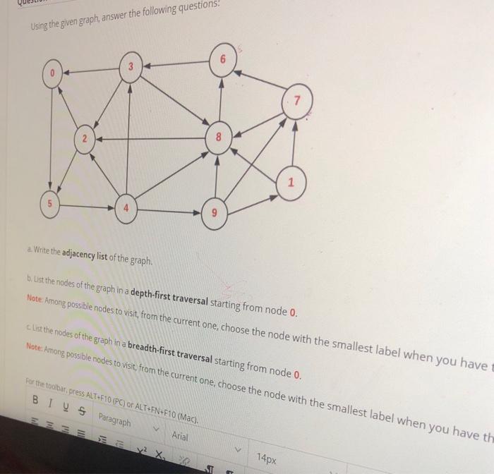 Solved Using the given graph answer the following questions: | Chegg.com