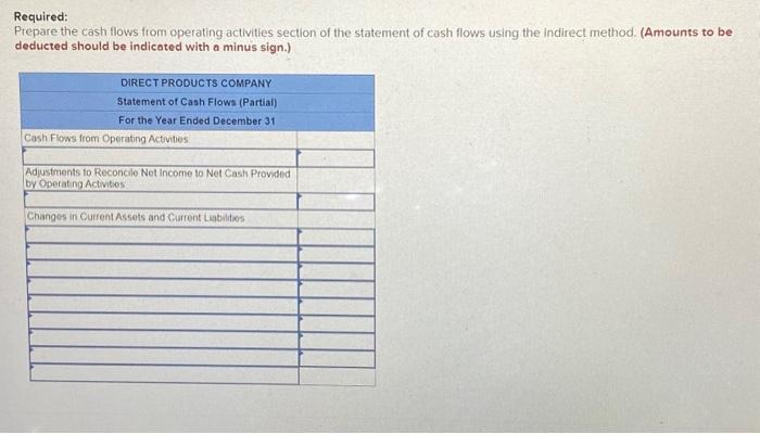Solved PA12-2 (Algo) Computing Cash Flows from Operating | Chegg.com