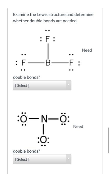 Solved Examine the Lewis structure and determine whether | Chegg.com