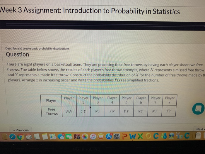 Solved Neek 3 Assignment: Introduction to Probability in | Chegg.com