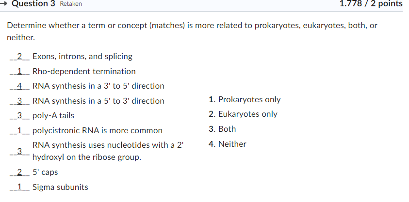 Solved Question 3Determine whether a term or concept | Chegg.com