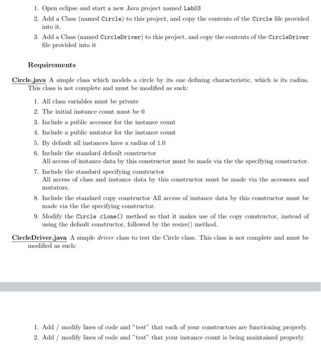 Solved I'm just a bit confused about the constructors: the | Chegg.com