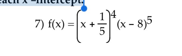 Solved For the polynomial, list each real zero and its | Chegg.com