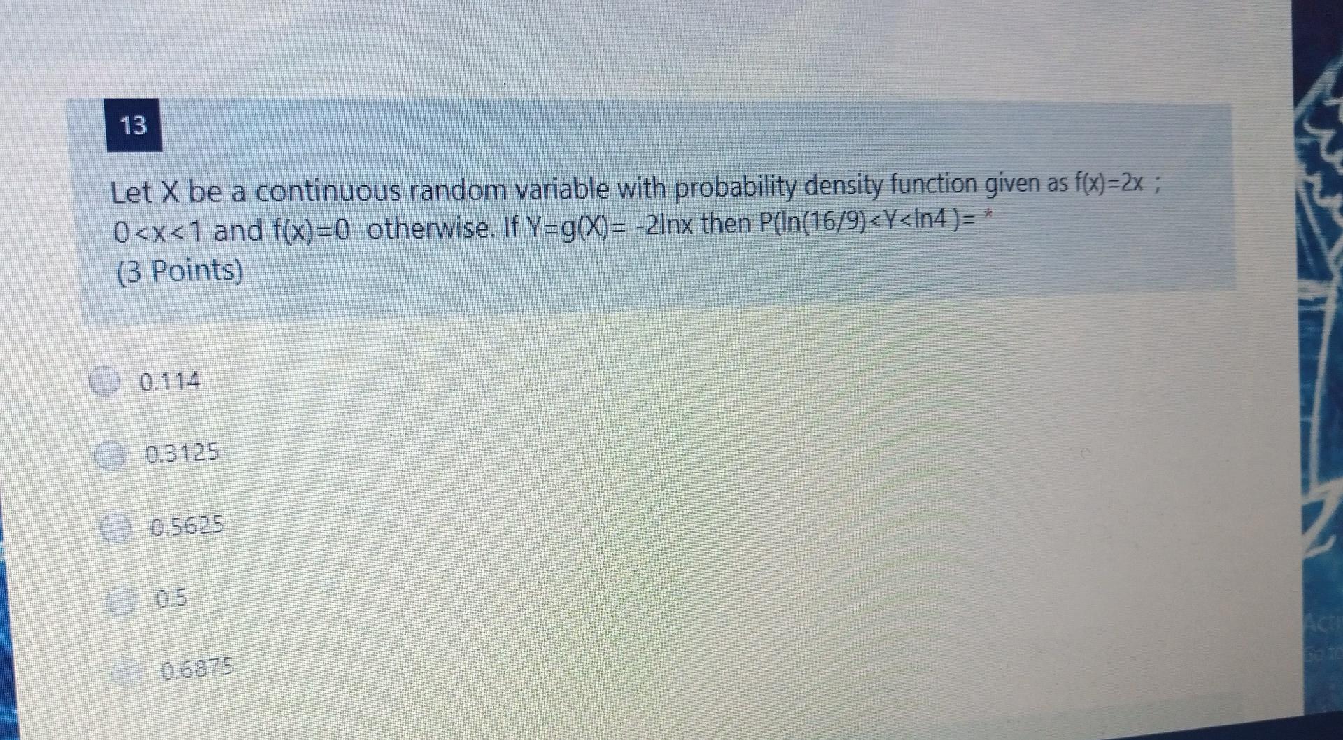 Solved 11 Let X and Y be independent random variables with | Chegg.com