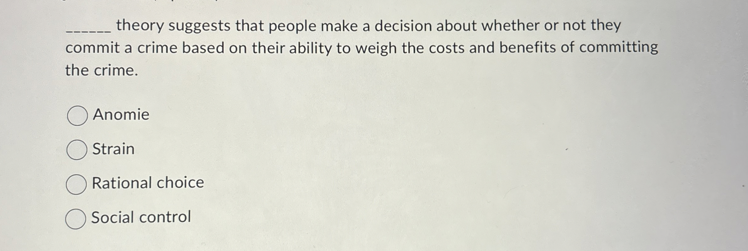 Solved theory suggests that people make a decision about | Chegg.com