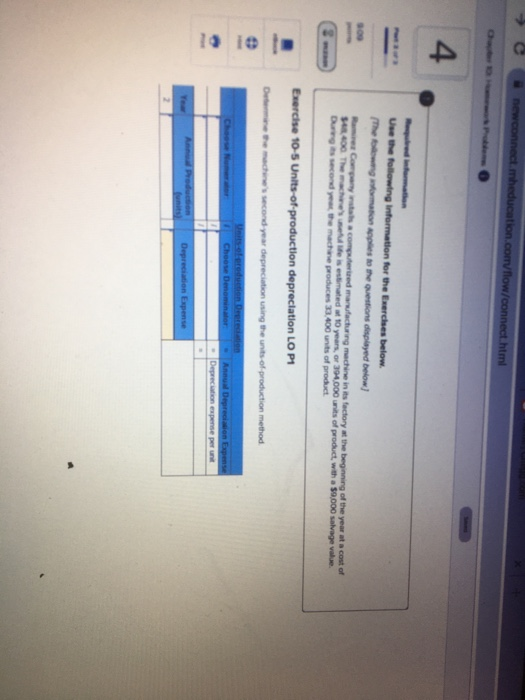 Solved newconnect.meducation.com/flow/connect.html 4 Use the | Chegg.com