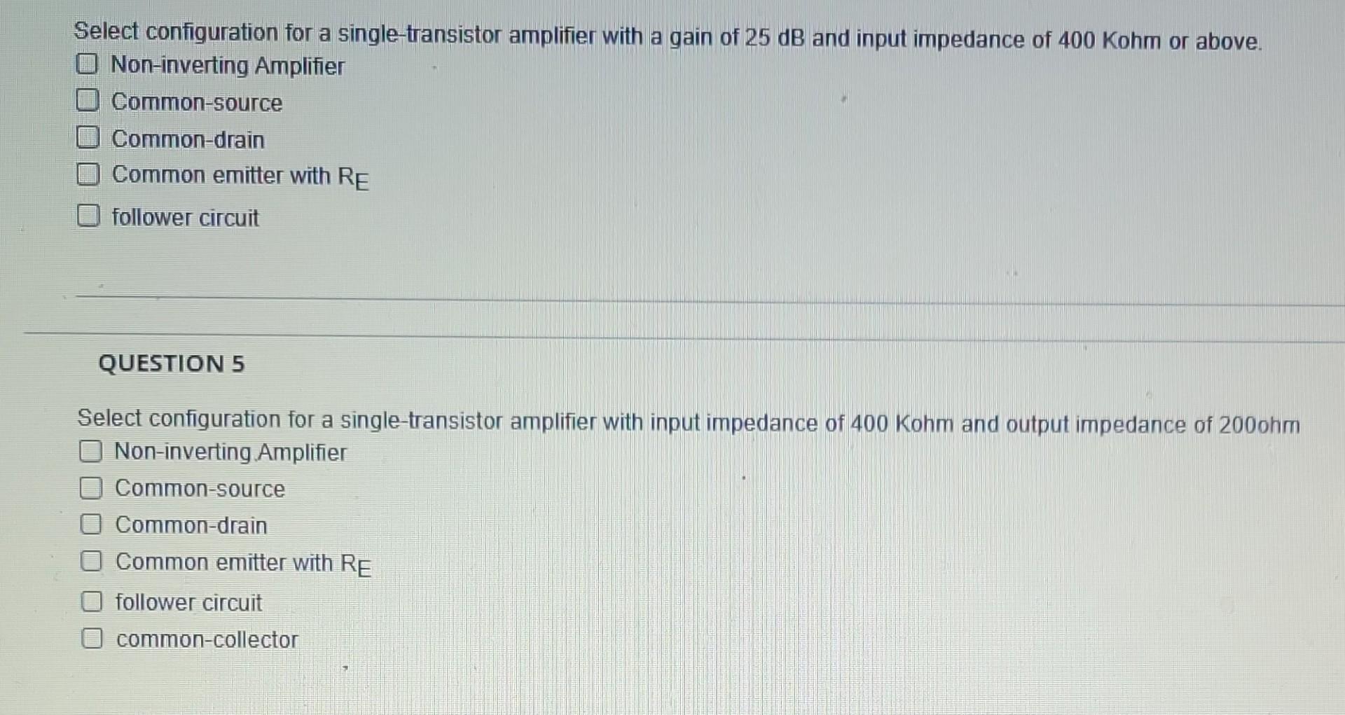 [Solved]: Select configuration for a sing