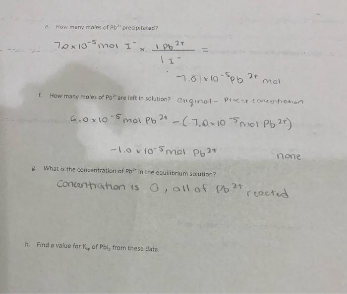 Experiment 26: Solubility Pruduct ASA Name: | Chegg.com