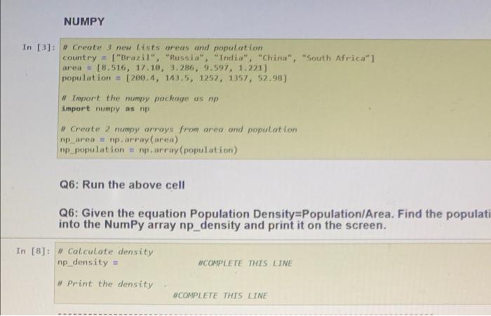 Solved goven the equation Population/area. Find the | Chegg.com
