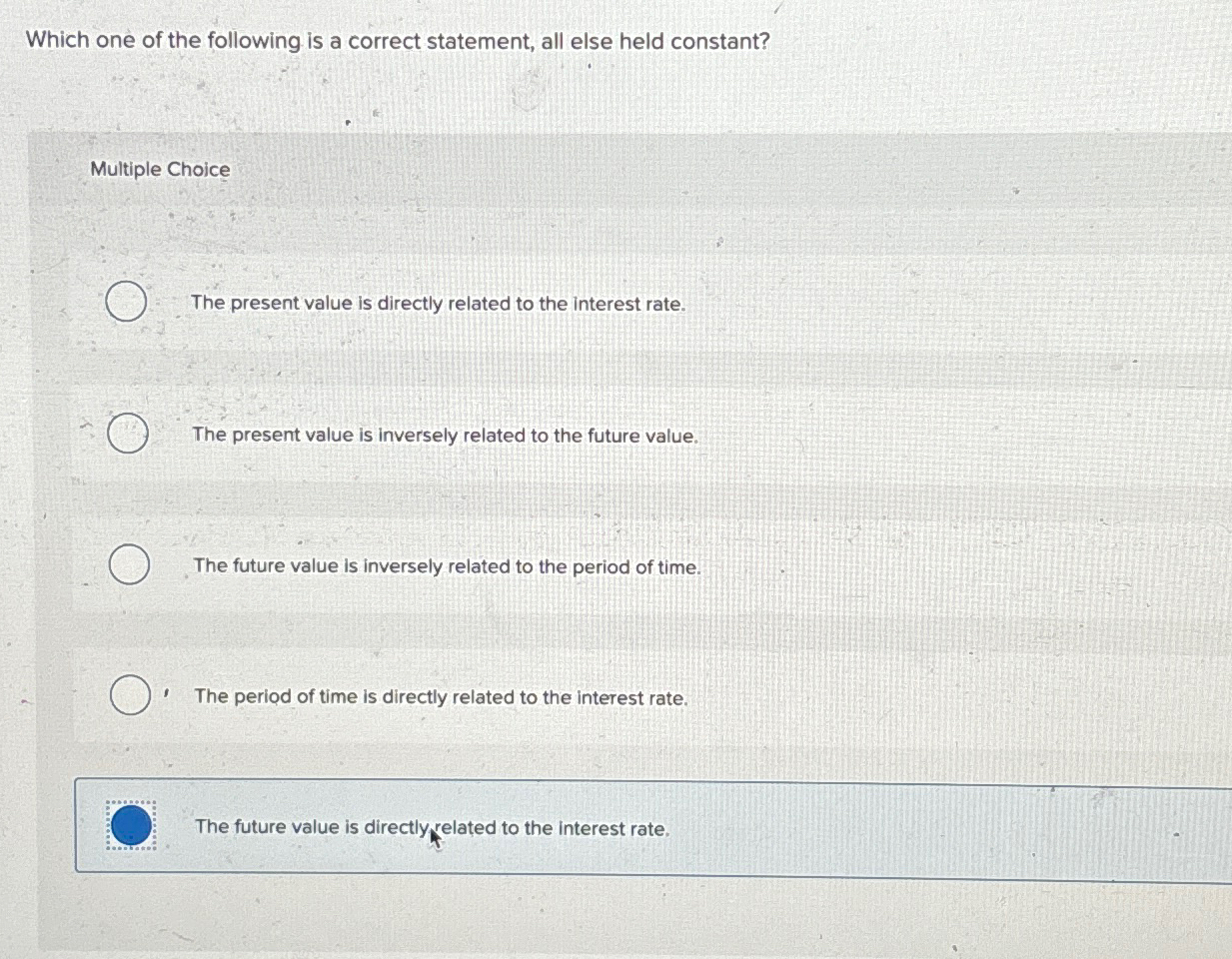 Solved Which one of the following is a correct statement, | Chegg.com