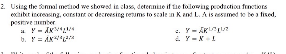 Solved Using the formal method we showed in class, determine | Chegg.com