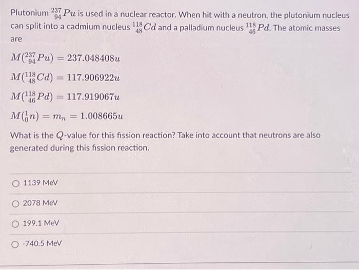 Solved The Indium isotope 49120In decays through β−-decay to | Chegg.com