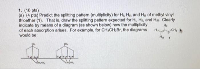 Solved Draw the splittinf pattern expected for HI, HII, and | Chegg.com