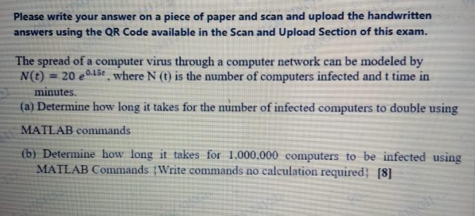 Solved Please write your answer on a piece of paper and scan | Chegg.com