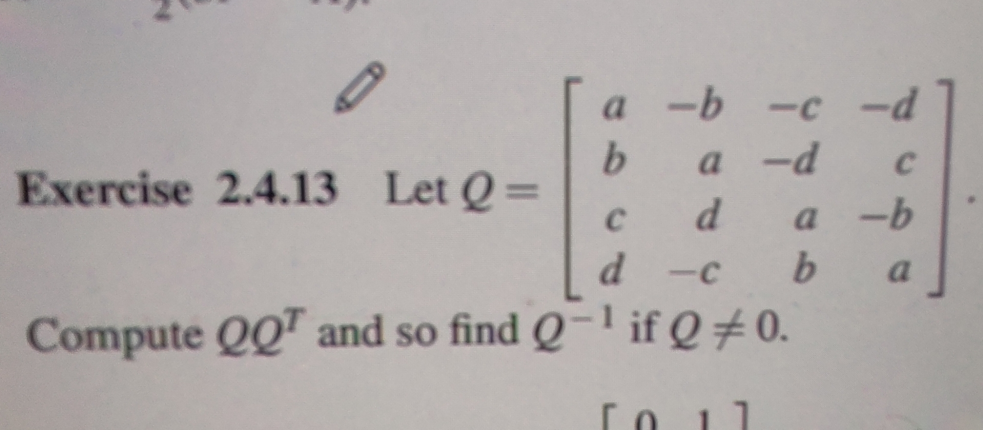 Solved Exercise 2.4.13 ﻿Let | Chegg.com